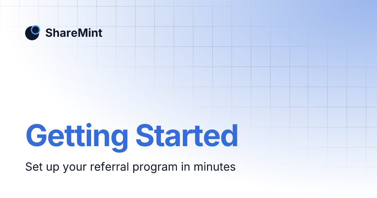 Getting Started | ShareMint